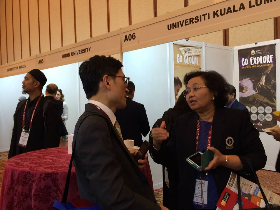 “The 8th QS MAPLE Conference and Exhibition” – International Relations Division