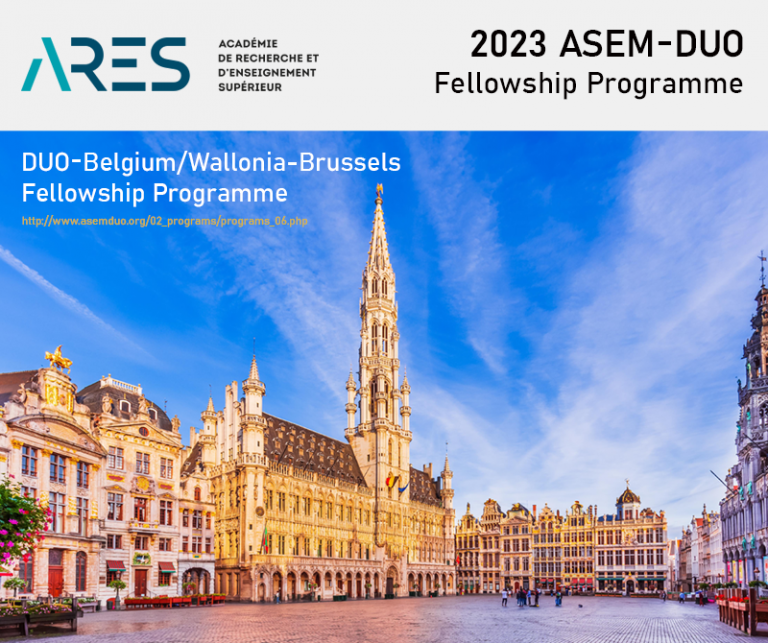 2023 ASEM-DUO Belgium/Wallonia-Brussels Fellowship Programme – International Relations Division